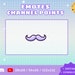 Mustache Twitch Emote / Kawaii / Streamer / Streamer Graphics - Etsy