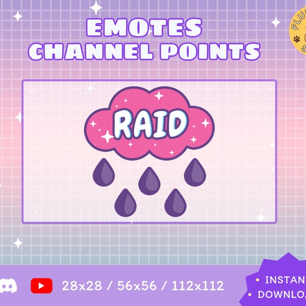Twitch Raid Emote - Etsy