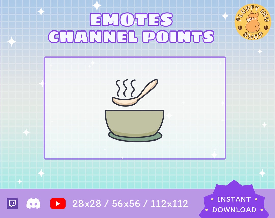 Soup Twitch Emote / Twitch Emote / Kawaii / Streamer / Streamer ...