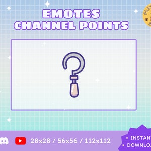 Sickle Twitch Emote / Kawaii / Streamer / Streamer Graphics - Etsy