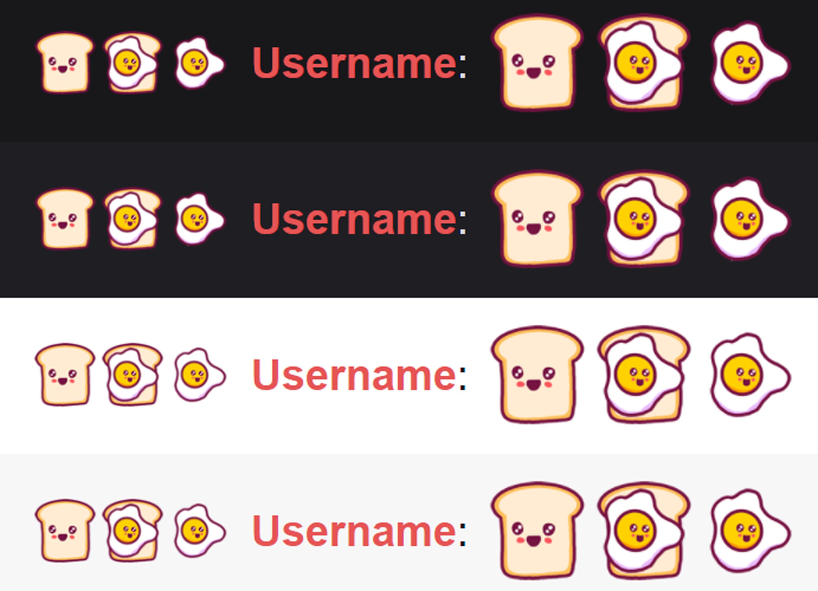 Twitch Bread and Egg Emote / Bread and Egg / Kawaii / Streamer ...