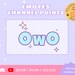 Twitch OWO Emote / OWO / Pastel / Kawaii / Streamer / Streamer Graphics ...