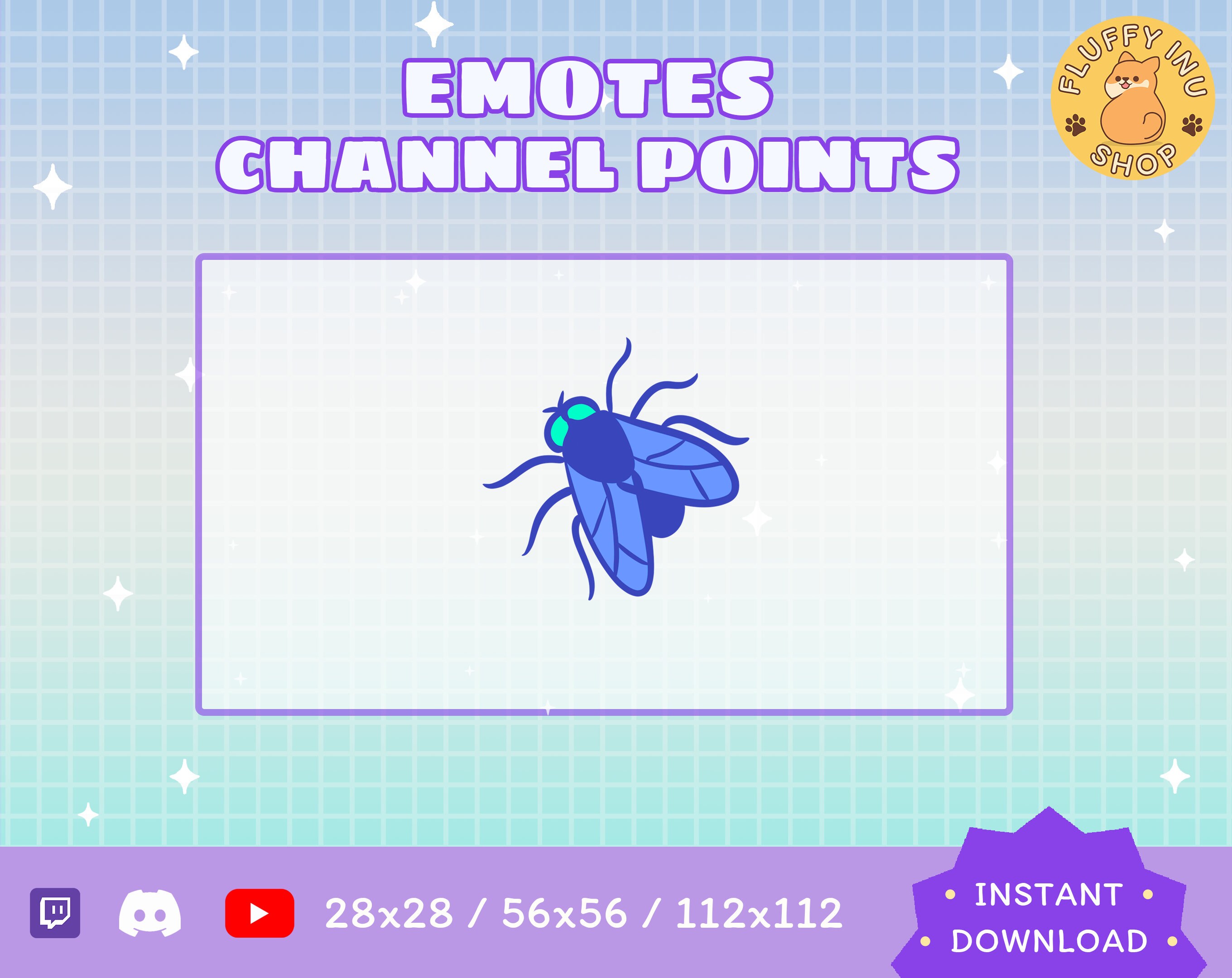 Fly Twitch Emote / Twitch Emote / Kawaii / Streamer / Streamer - Etsy