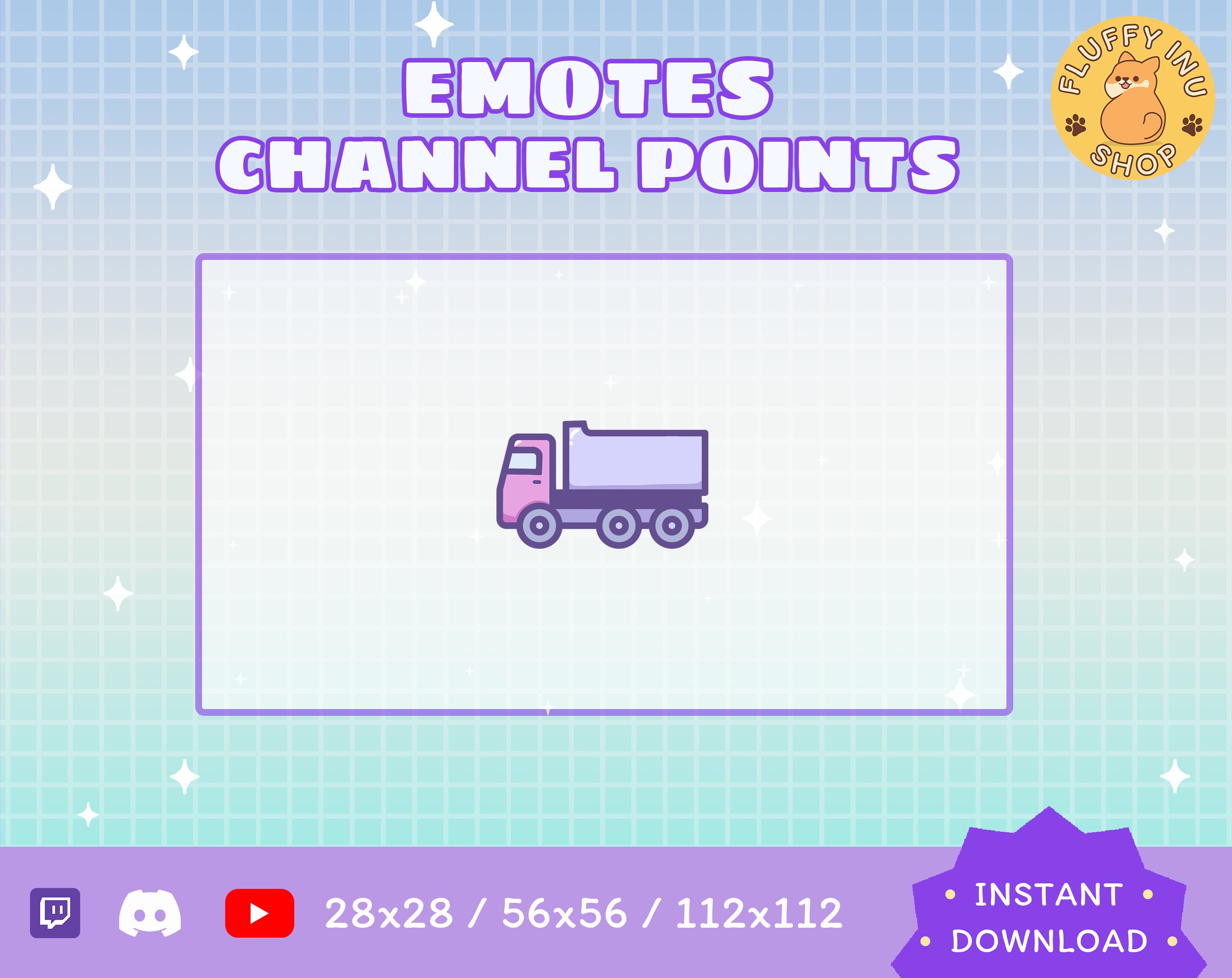 Truck Twitch Emote / Kawaii / Streamer / Streamer Graphics - Etsy Ireland