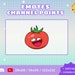 Tomato Twitch Emote / Kawaii / Streamer / Streamer Graphics - Etsy