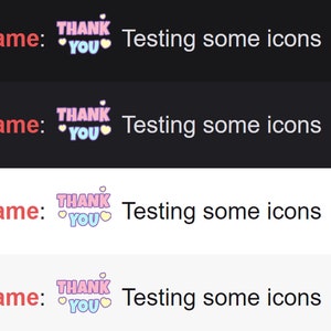 Twitch Thank You Emote / Thank You / Pastel / Kawaii / Streamer ...