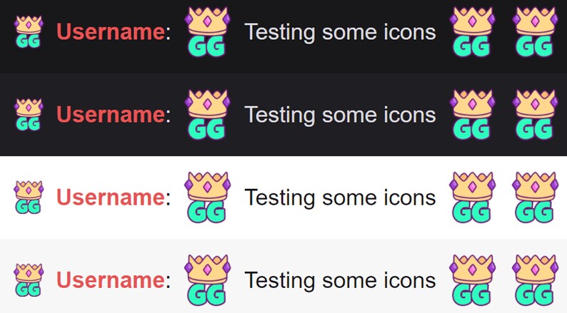 GG Twitch Emote / Crown / Kawaii / Streamer / Streamer - Etsy Hong Kong
