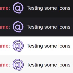 At Symbol Twitch Emote / Kawaii / Streamer / Streamer Graphics - Etsy