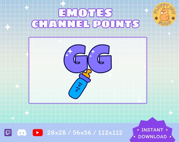 GG Key Emote Twitch Emote Youtube Emote Discord Emote Community Emote ...