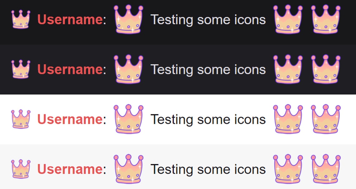 Crown Twitch Emote / Twitch Emote / Kawaii / Streamer / Streamer ...