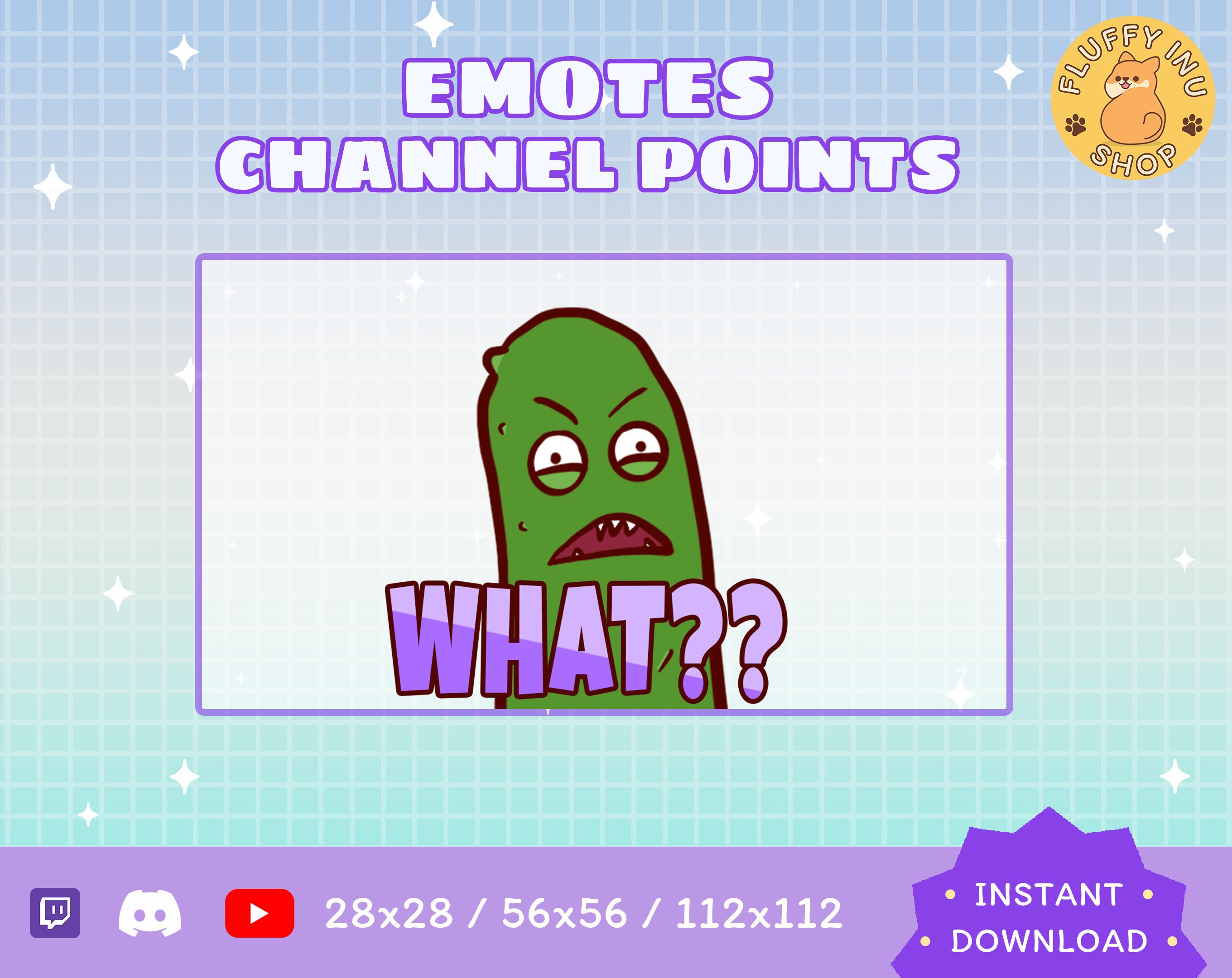 Twitch Angry Pickle Emote / Kawaii / Streamer / Streamer Graphics - Etsy
