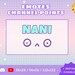 NANI Twitch Emote / Kawaii / Streamer / Streamer Graphics - Etsy