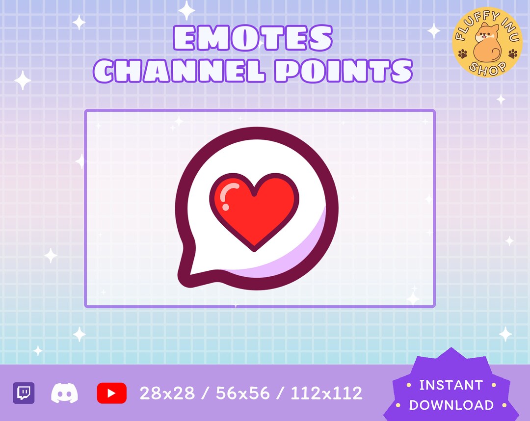 Twitch Talk Emote / Talk / Kawaii / Streamer / Streamer Graphics - Etsy