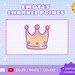 Crown Twitch Emote / Twitch Emote / Kawaii / Streamer / Streamer ...