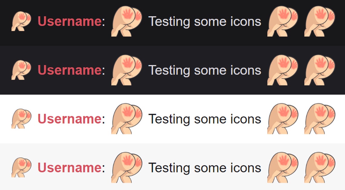 Thicc Booty Emote / Youtube Emote / Discord Emote / Community - Etsy