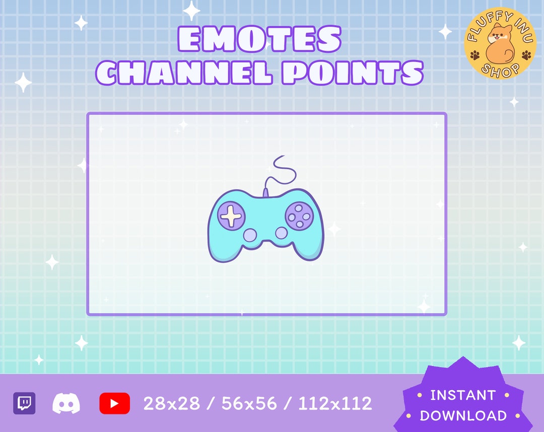 Twitch Game Controller Emote / Kawaii / Streamer / Streamer Grafik ...