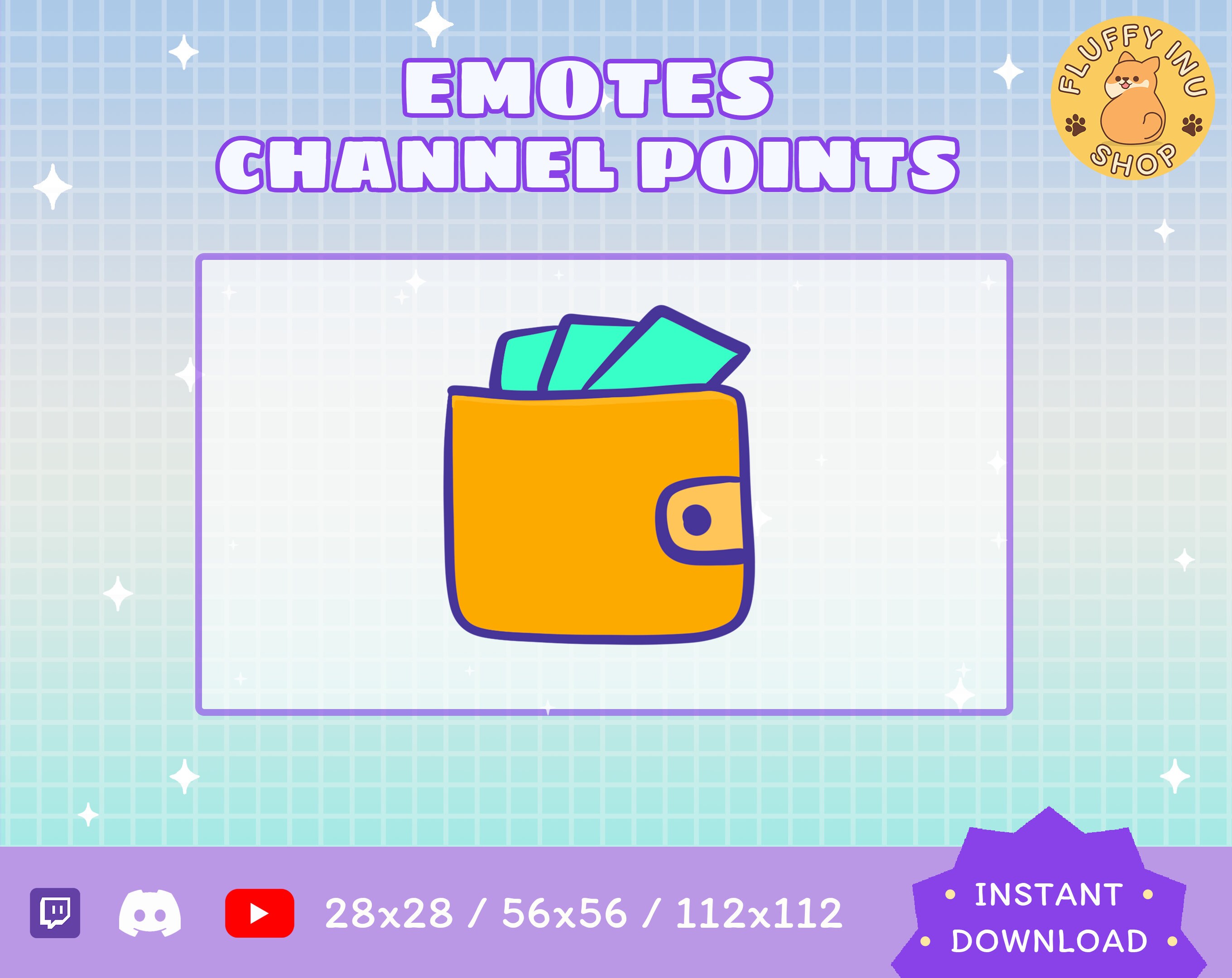 Wallet Twitch Emote / Twitch Emote / Kawaii / Streamer / Streamer ...