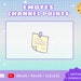 Twitch Sticky Note Emote / Kawaii / Streamer / Streamer Graphics - Etsy