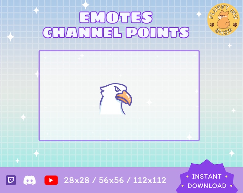 Eagle Twitch Emote / Kawaii / Streamer / Streamer Graphics - Etsy Ireland