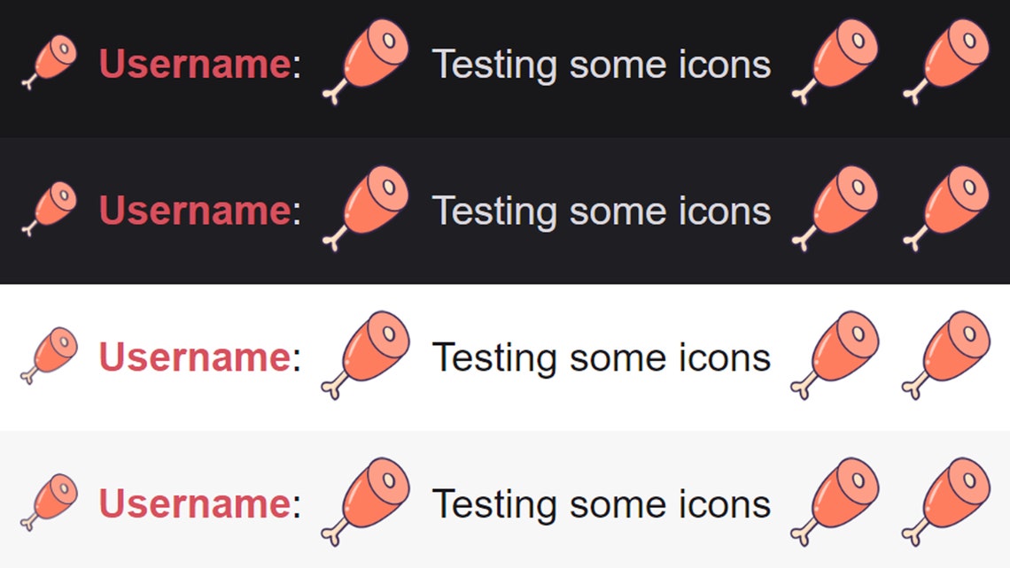 Meat Twitch Emote / Kawaii / Streamer / Streamer Graphics - Etsy