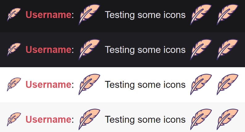 Feather Twitch Emote / Kawaii / Streamer / Streamer Graphics - Etsy