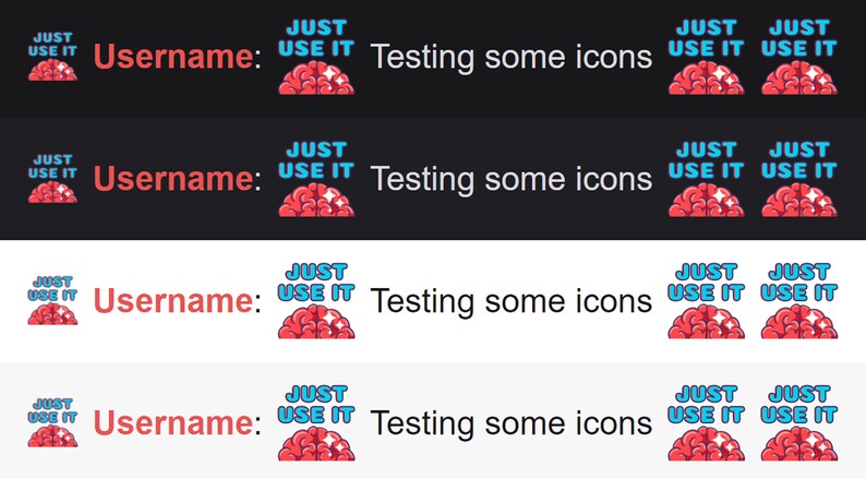 Twitch Just Use It Emote / Brain / Use It / Advice / Kawaii / Streamer ...