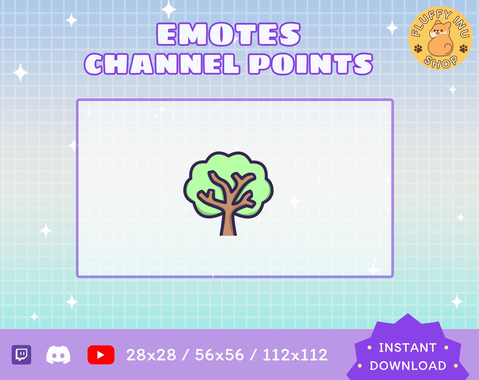 Tree Twitch Emote / Kawaii / Streamer / Streamer Graphics - Etsy Australia