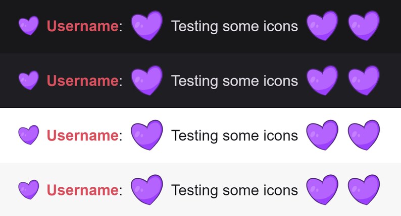 Twitch Heart Emote / Kawaii / Streamer / Streamer Graphics - Etsy