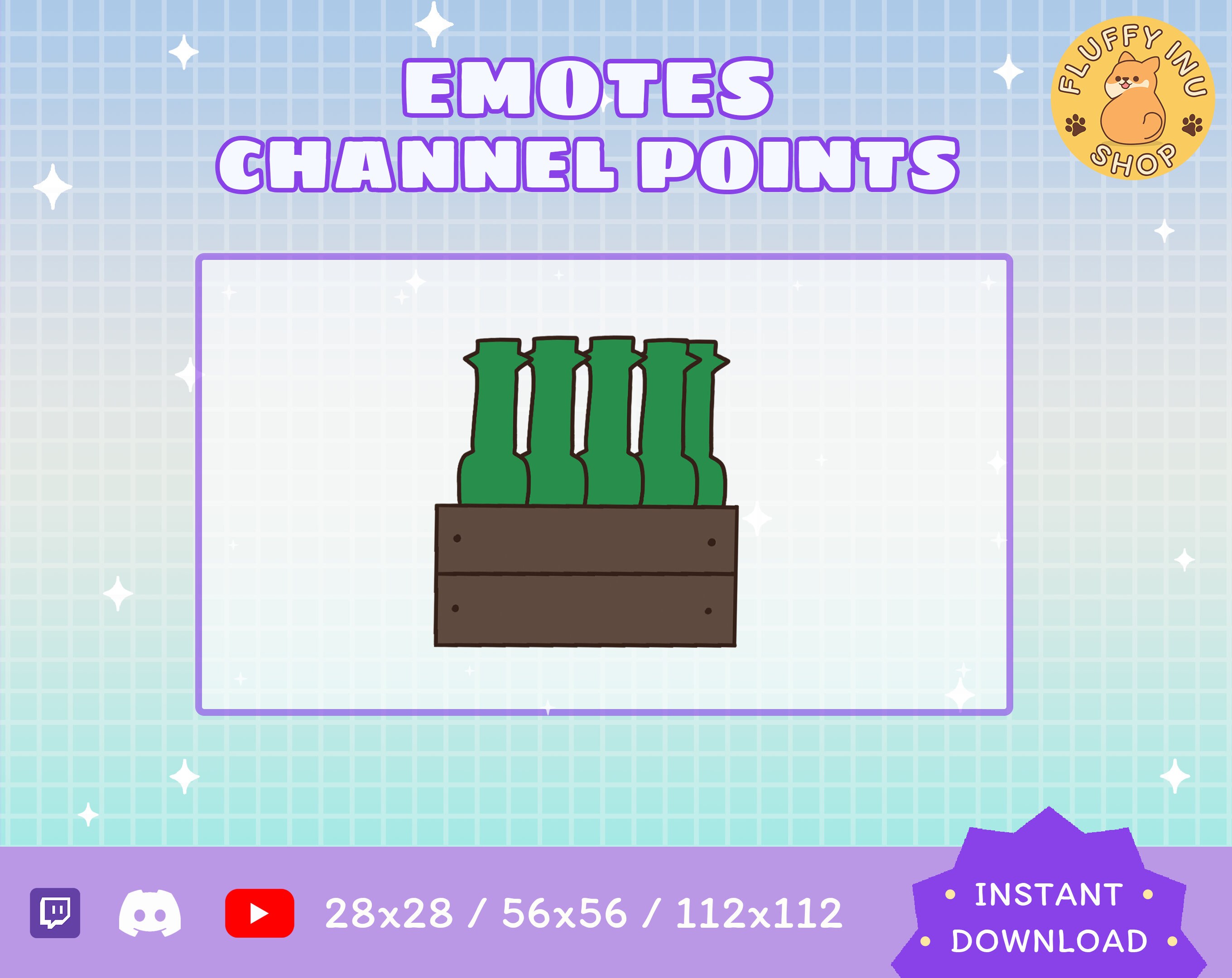 Beer Case Twitch Emote / Twitch Emote / Kawaii / Streamer / - Etsy