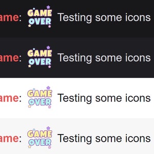 Twitch Game Over Emote / Game Over / Pastel / Kawaii / Streamer ...