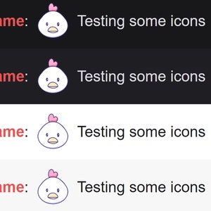 Chicken Twitch Emote / Kawaii / Streamer / Streamer Graphics - Etsy