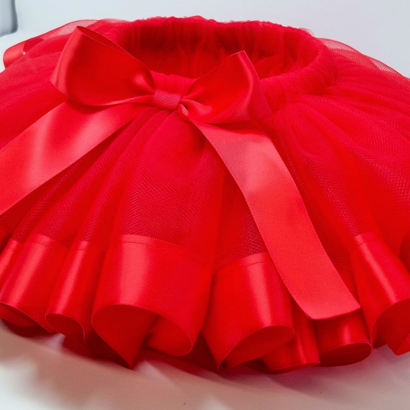 Girls Red Tulle Tutu - Etsy