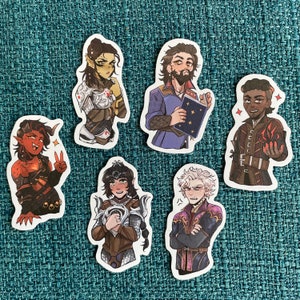 BG3 Companion Stickers - Etsy