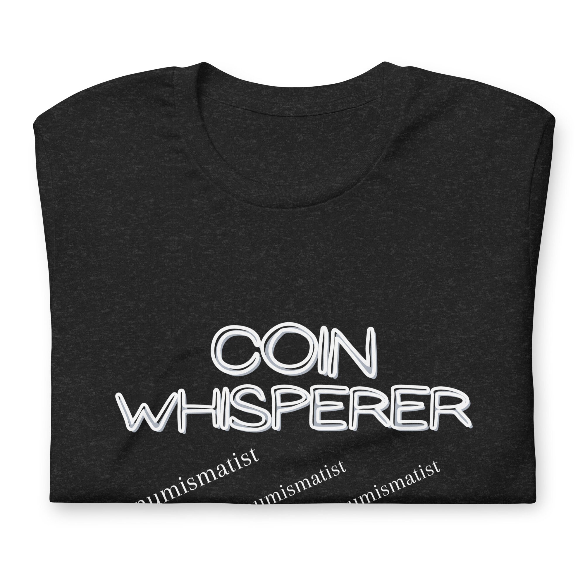 Mens Cotton T-shirt, Coin Collector, Numismatist, Collection Cotton Tee ...