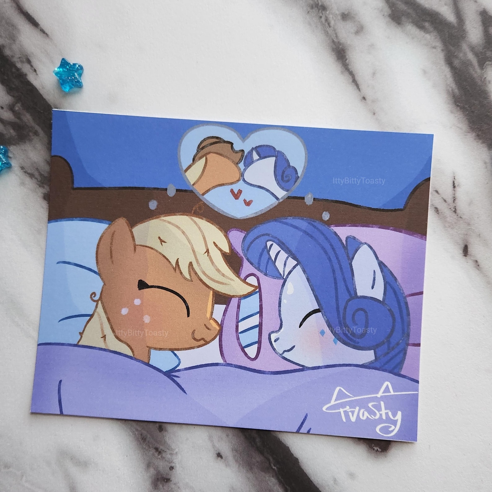 Rarity and Applejack Art Print | My Little Pony - Etsy