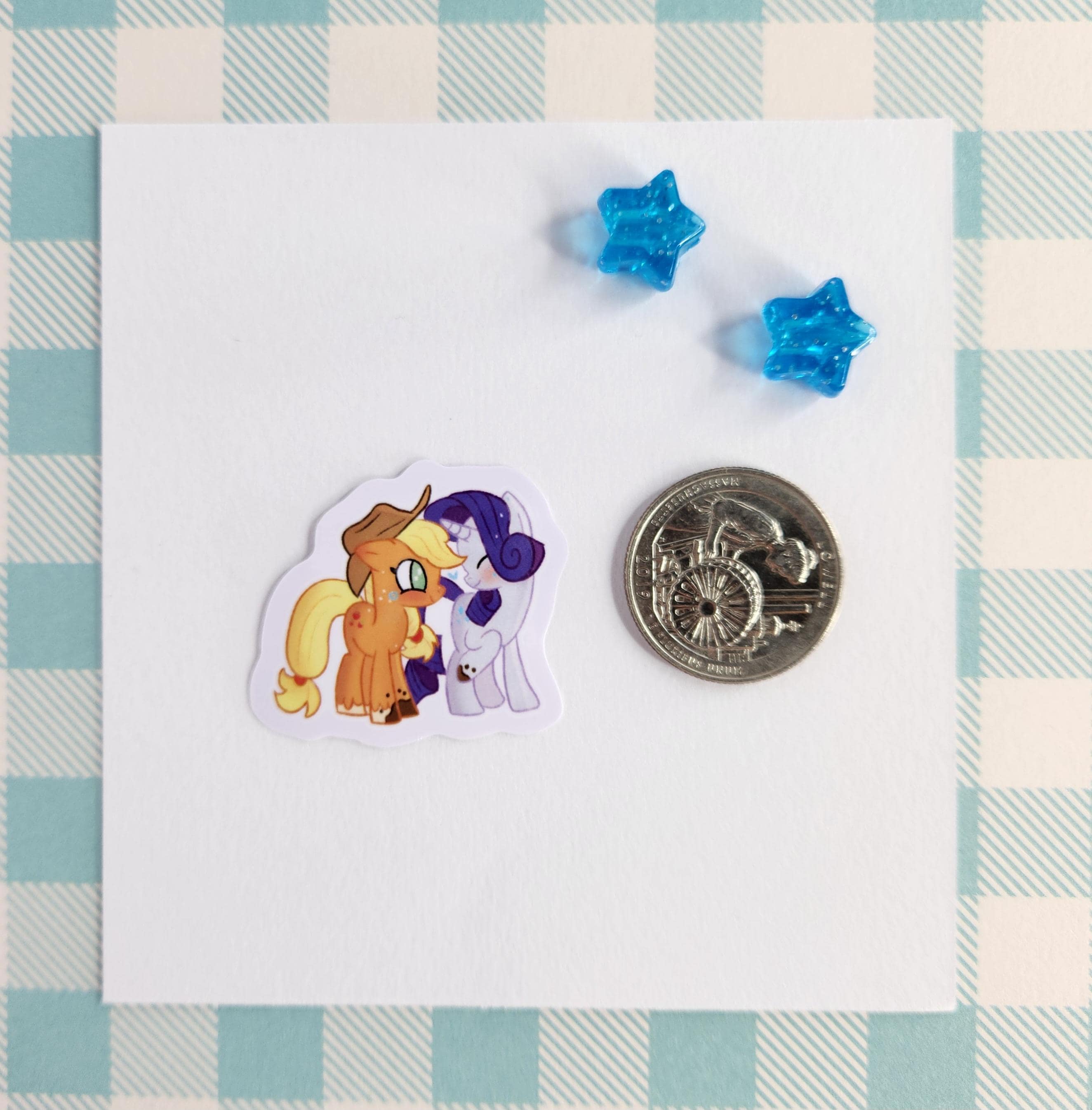 Rarity and Applejack Sticker | My Little Pony - Etsy