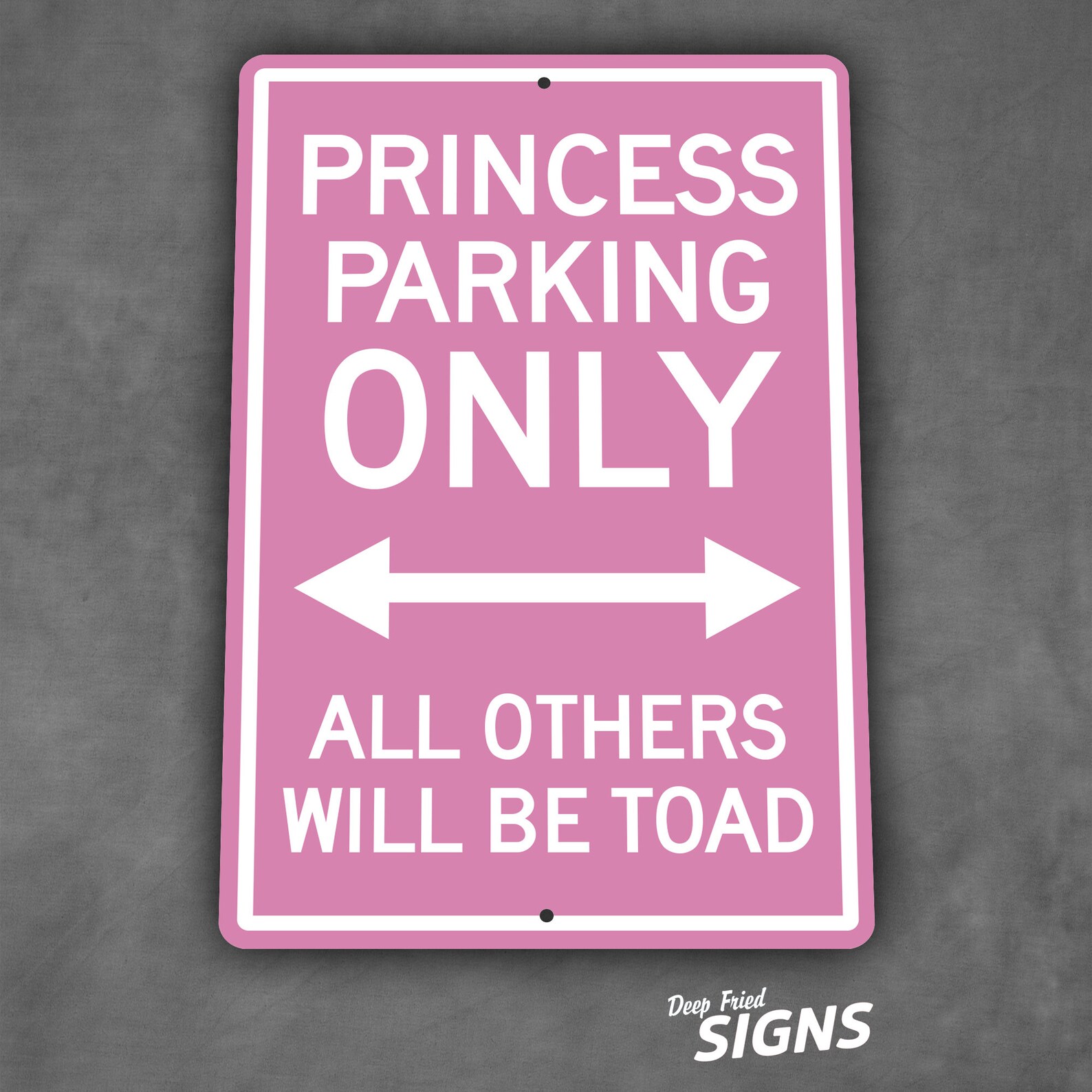 Princess Parking Only Plastic Sign 00112 - Etsy