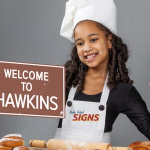 Hawkins Plastic Sign Stranger Things 00046 - Etsy