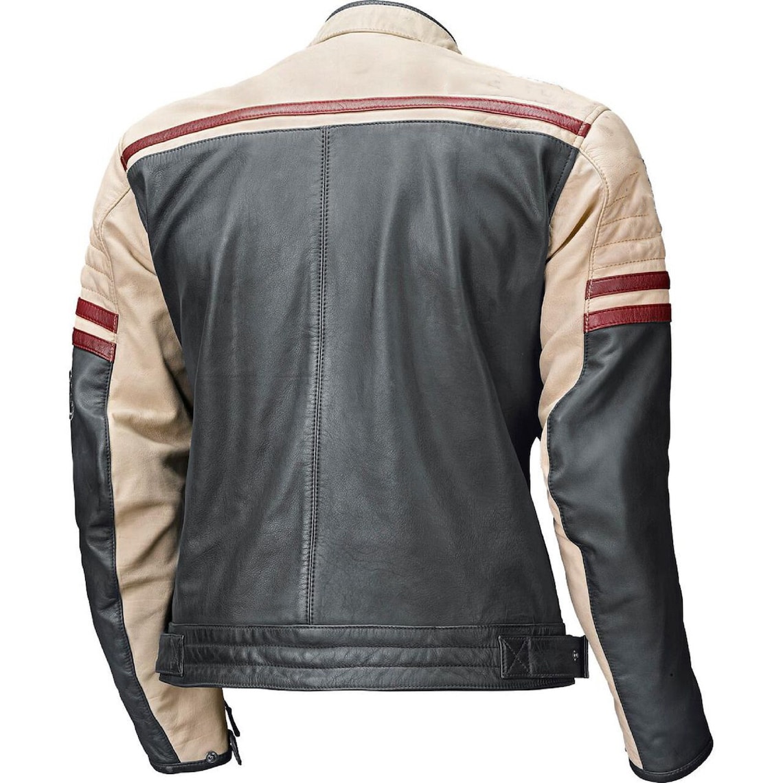 Vintage Cafe Racer Retro Motorcycle Leather Jacket/ Perfecto Biker ...
