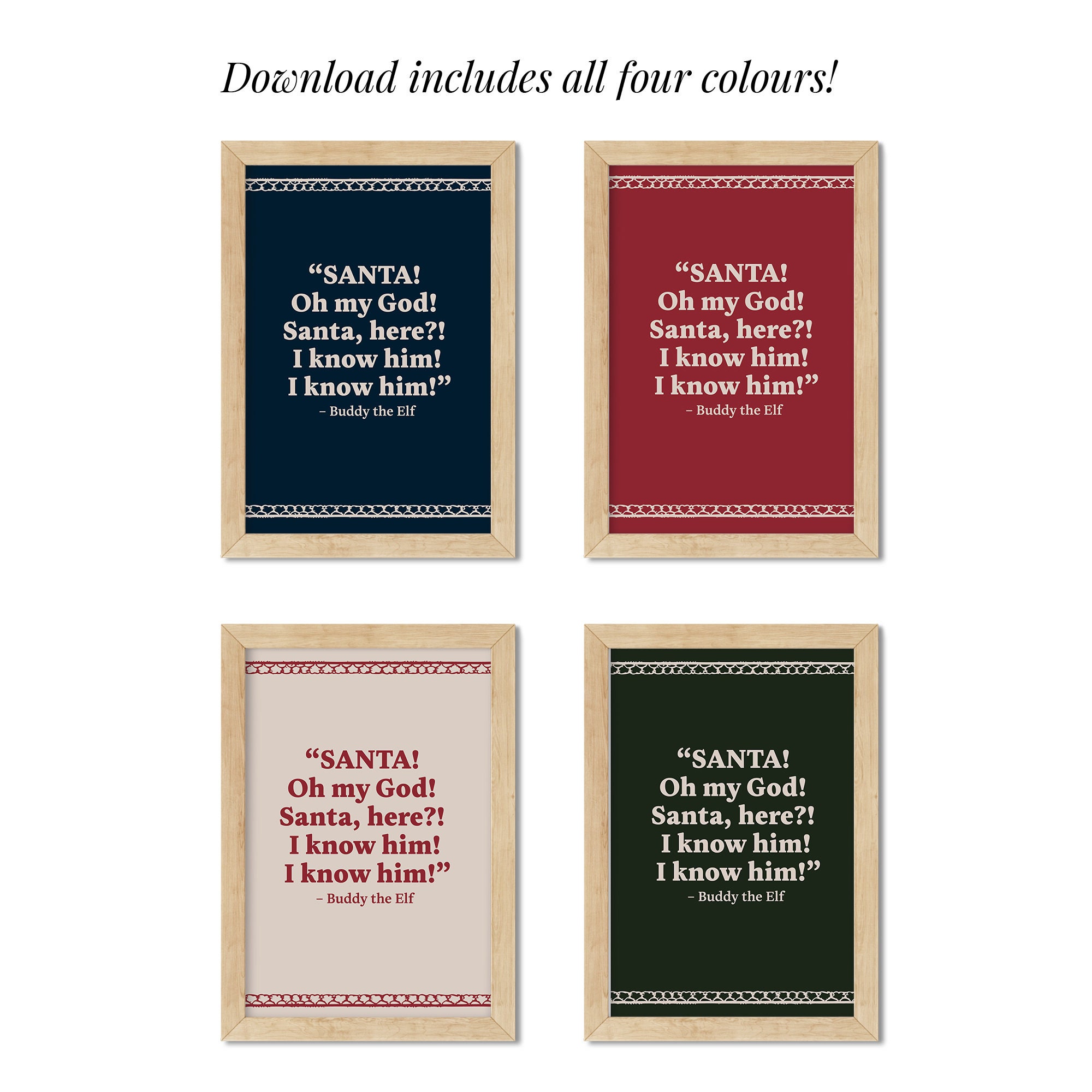 Home Alone Christmas Movie Quote Printable Light Decor Kevin Christmas ...