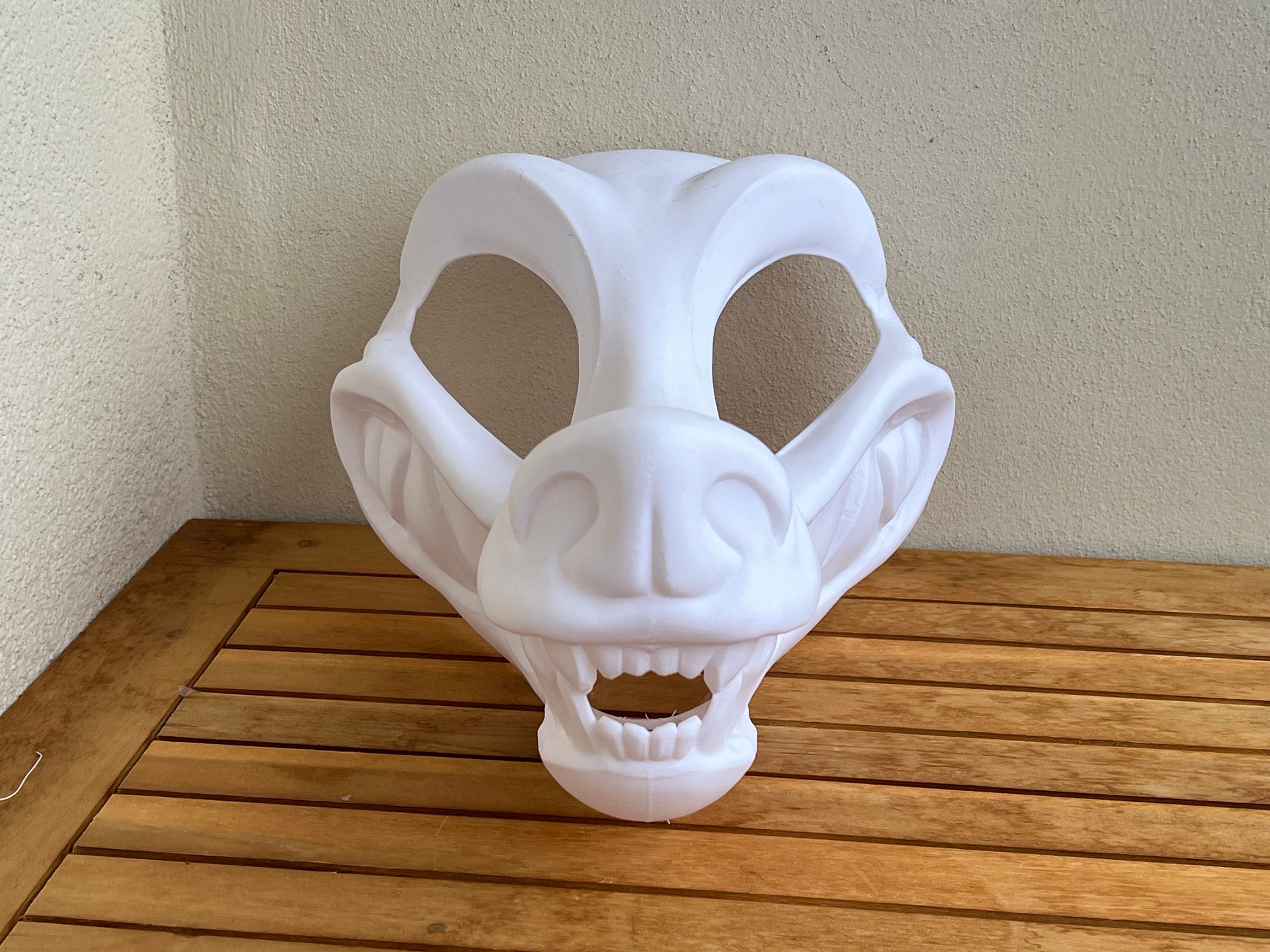 Toothy 3D Printed Fursuit Head Base - Etsy