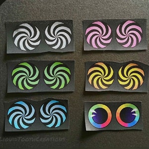 Pre-printed Spiral Fursuit Eye Mesh - Etsy