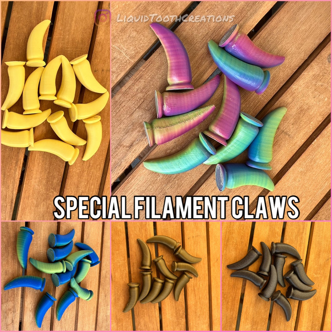 3d-printed Special-filament Fursuit Claws - Etsy