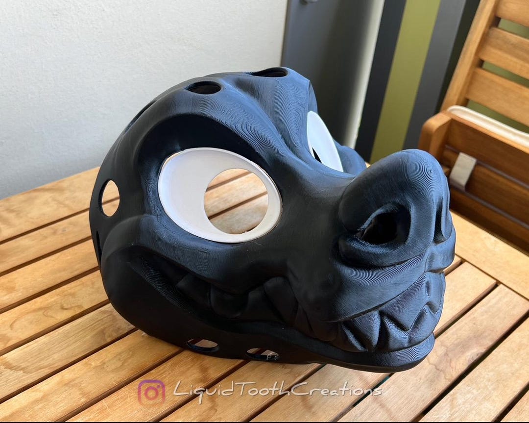 Toothy Hyena Fursuit Head Base - Etsy