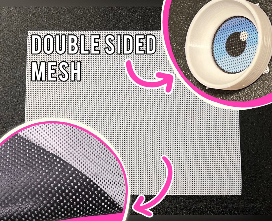 Double-sided Fursuit Eye Mesh (approx. 25cm X 20 Cm). - Etsy
