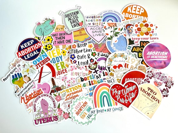 Feminist Sticker Bundle Women's Rights Sticker Pro - Etsy