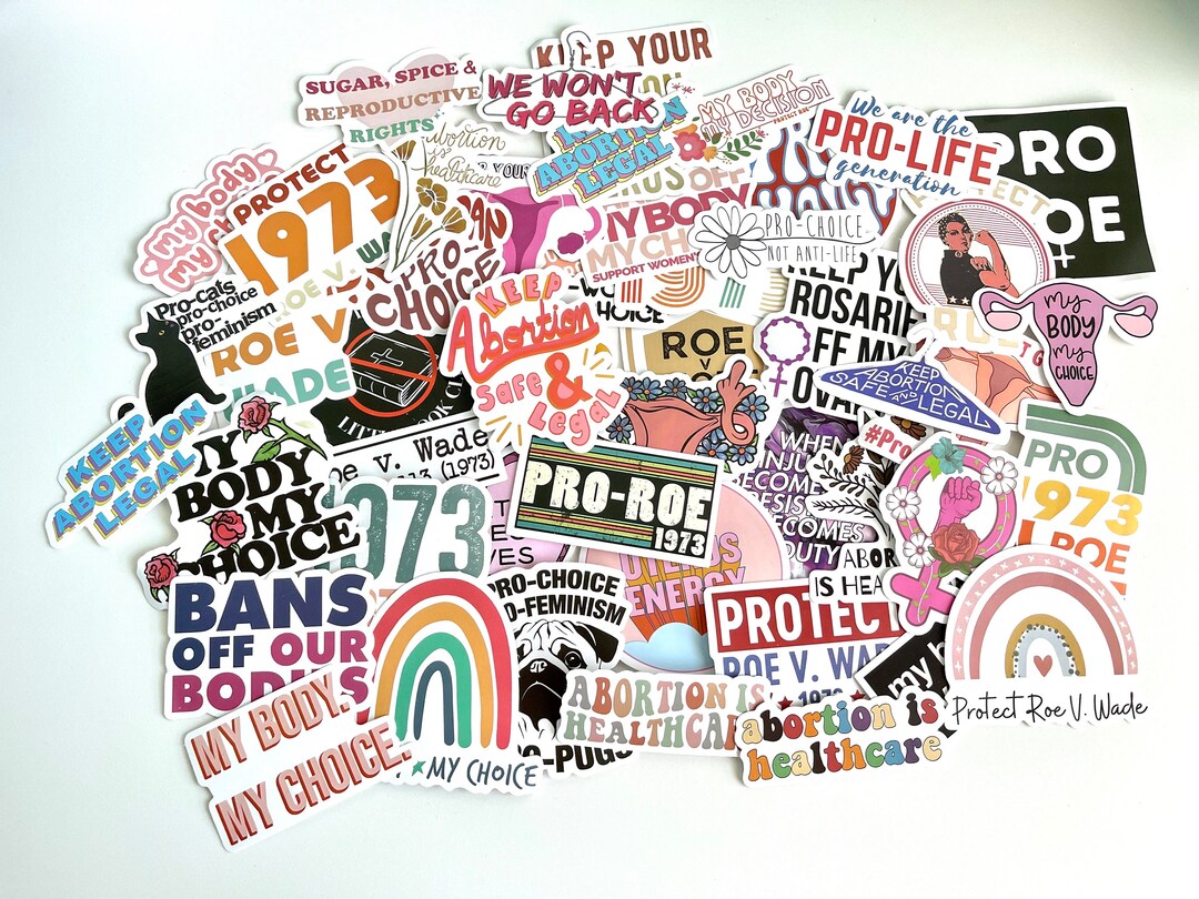 Women's Rights Sticker, Pro Choice Sticker Pack, Feminist Sticker ...