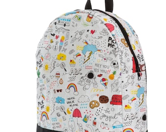 Doodle Backpack | Etsy