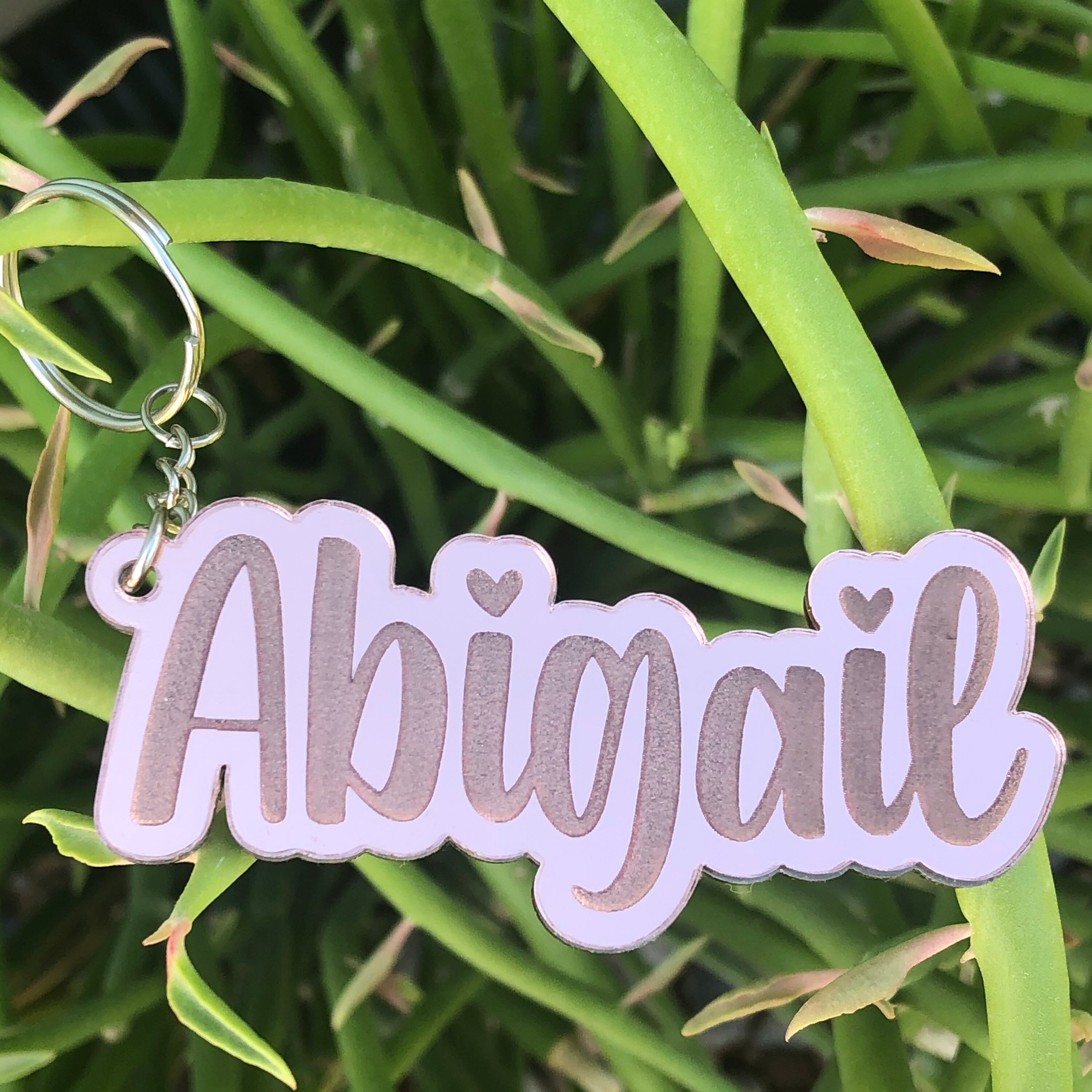 Personalized Name Keychain Personalized Name Tag for Bag - Etsy