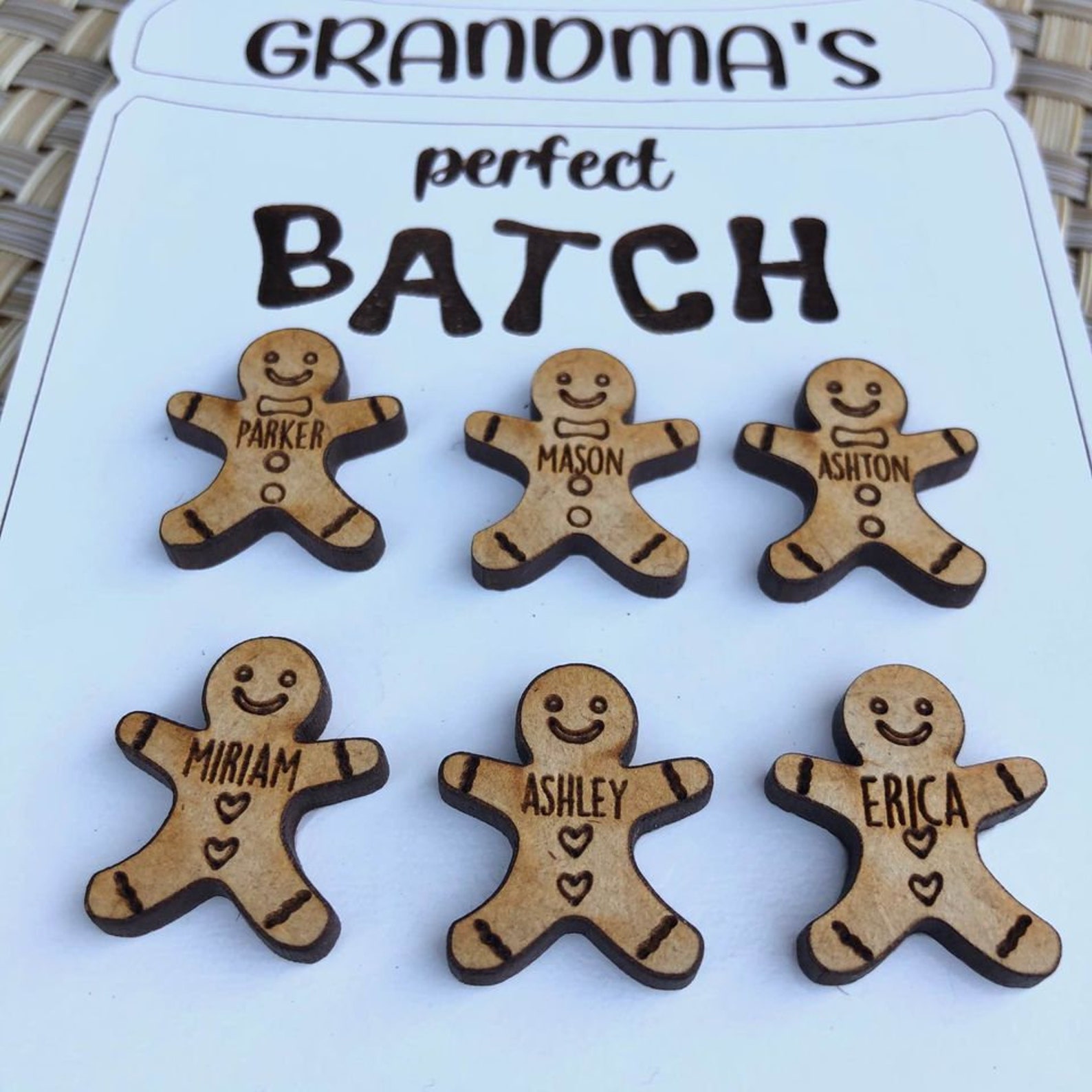 Custom Family Ornament Personalized Gingerbread Ornament - Etsy